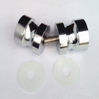 High level in mirror double pull shower door knob back-to-back Euro style knobs
