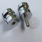 High level in mirror double pull shower door knob back-to-back Euro style knobs