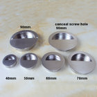 Various sizes for pocket cup conceal flush door pull made of stainless steel