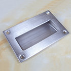 Large size125x83mm stainless steel flush hidden door pull handle