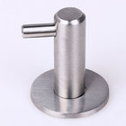 Height 45mm Satin stainless steel robe hook metal coat hooks with round bottom