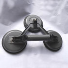 Heavy Duty Aluminum silver grey finish Suction Cup Plate Double Handle