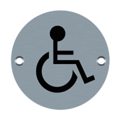 Handicap Sign Plate Door signs metal sign   (BA-P007)